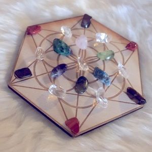 Other | Sacred Geometry Crystal Grid | Poshmark
